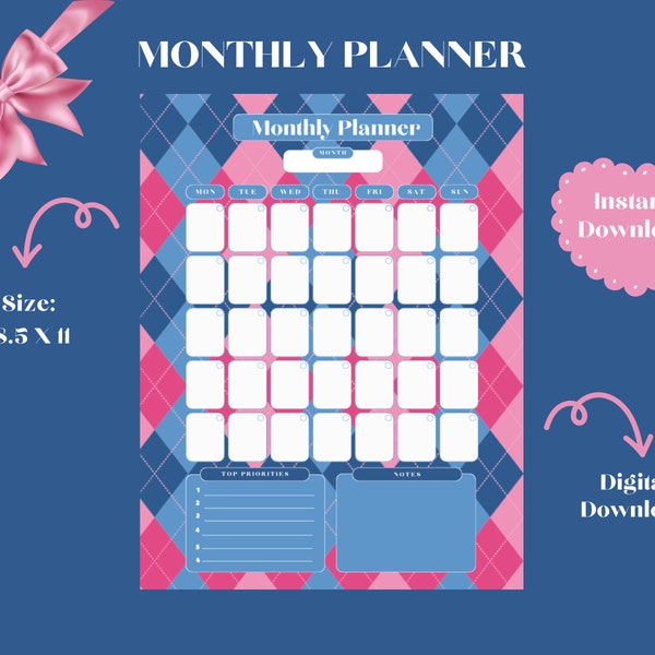 Coquette Planner - Etsy