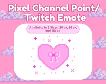 Pixel Cute Gummy Bear Channel Point, Pixel Bear Twitch Emote, Pixel ...