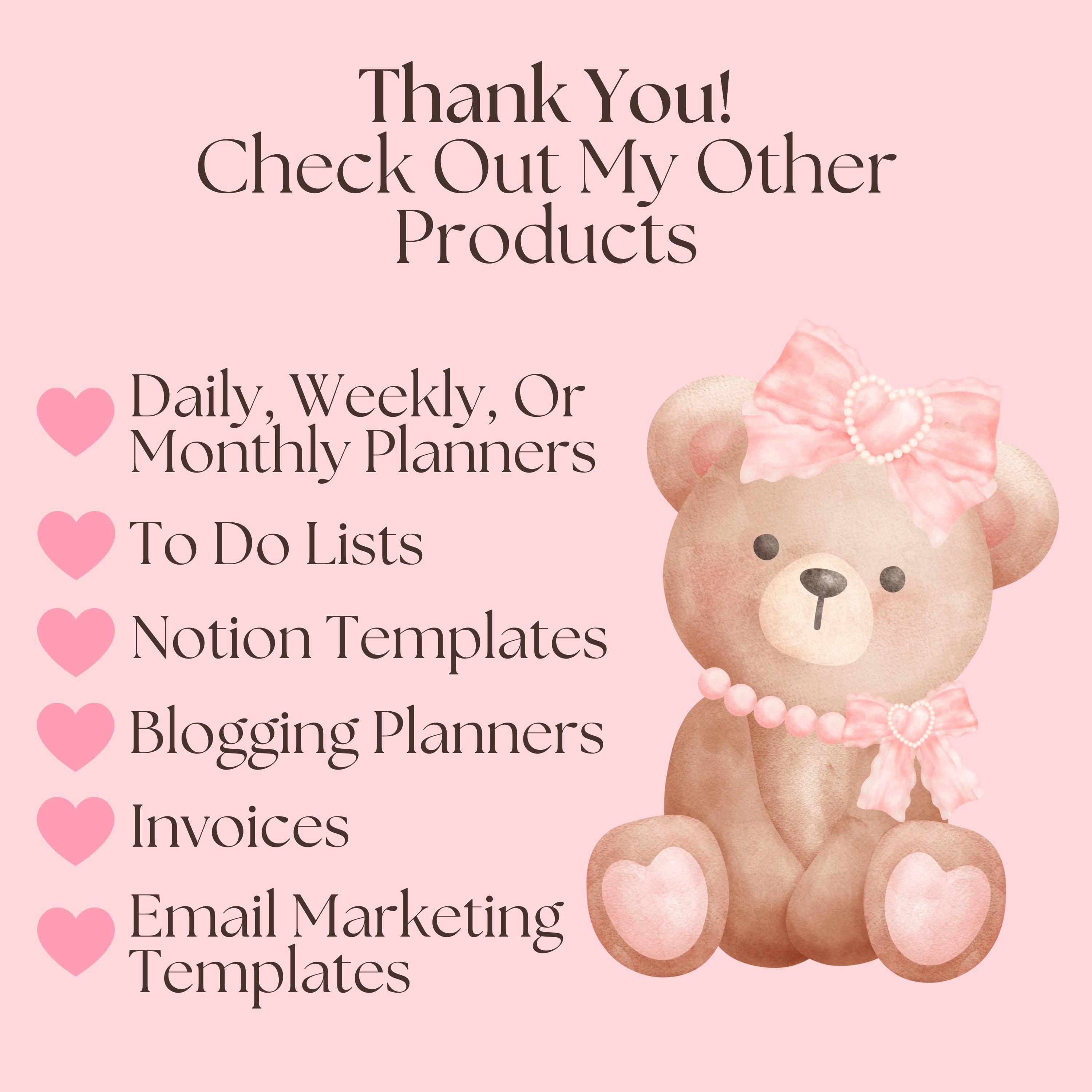 Cute Printable to Do List, to Do Lists Sheets, to Do List Menu ...