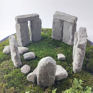 Miniature Concrete Stonehenge Replica: UK Stone Circle Fairy Garden - Etsy