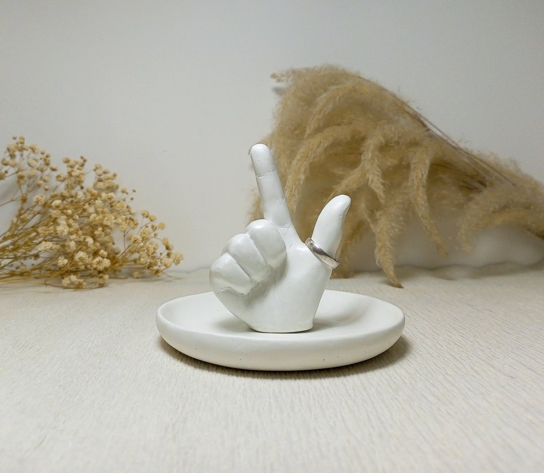 Guns up Ring Holder - Finger Ring Stand - Wreck Em Hand Ring Holder ...