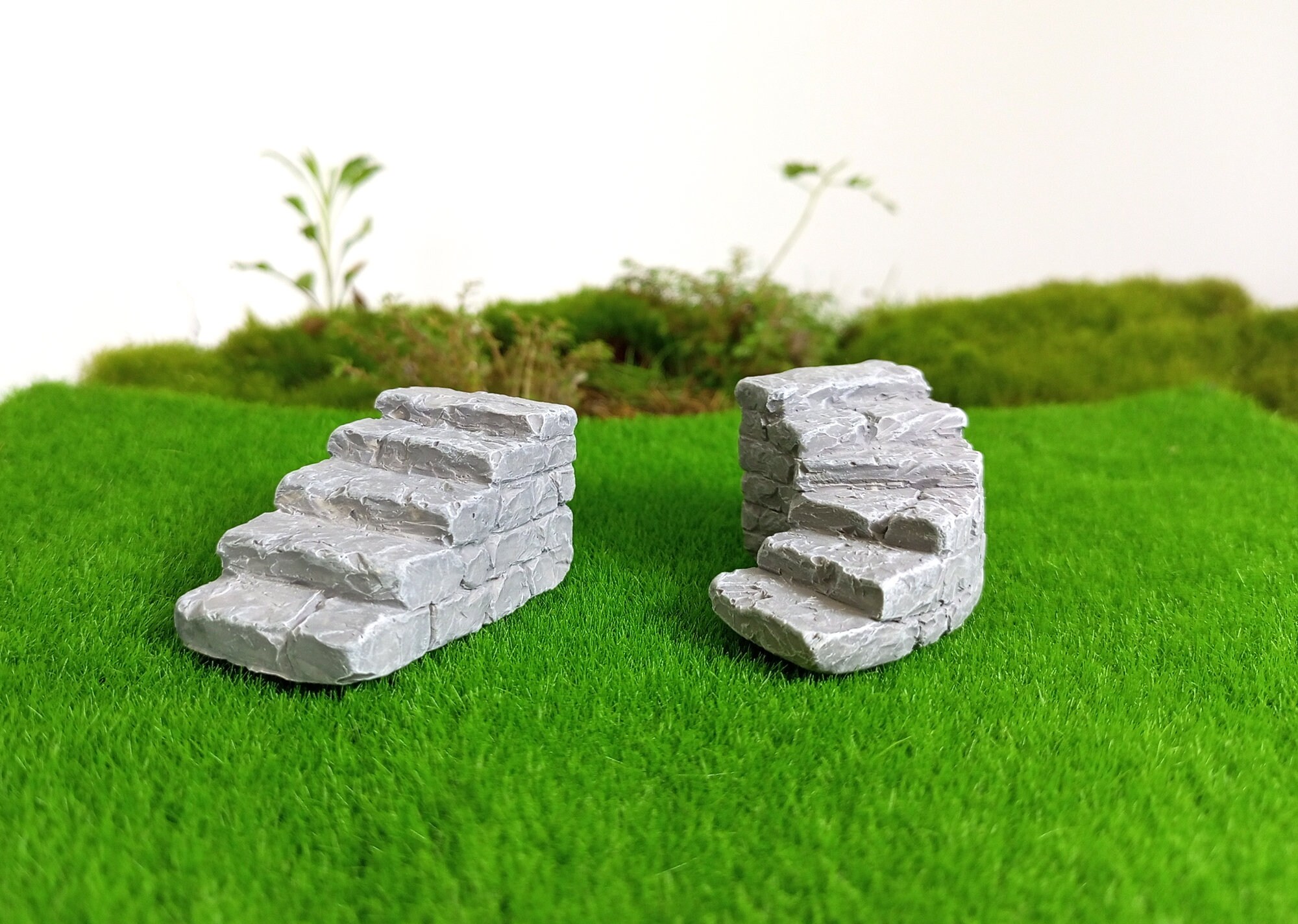 Miniature Small Stone Step, Fairy Garden Steps Stair, Terrarium ...