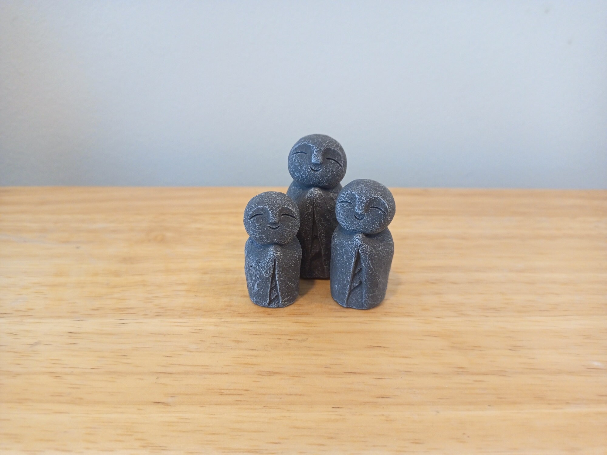 Miniature Stone Jizo Statue Japanese Jizo Statue Three - Etsy