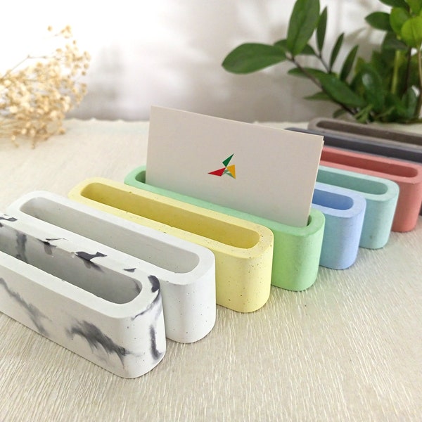 Business Card Holder for Desk - Etsy