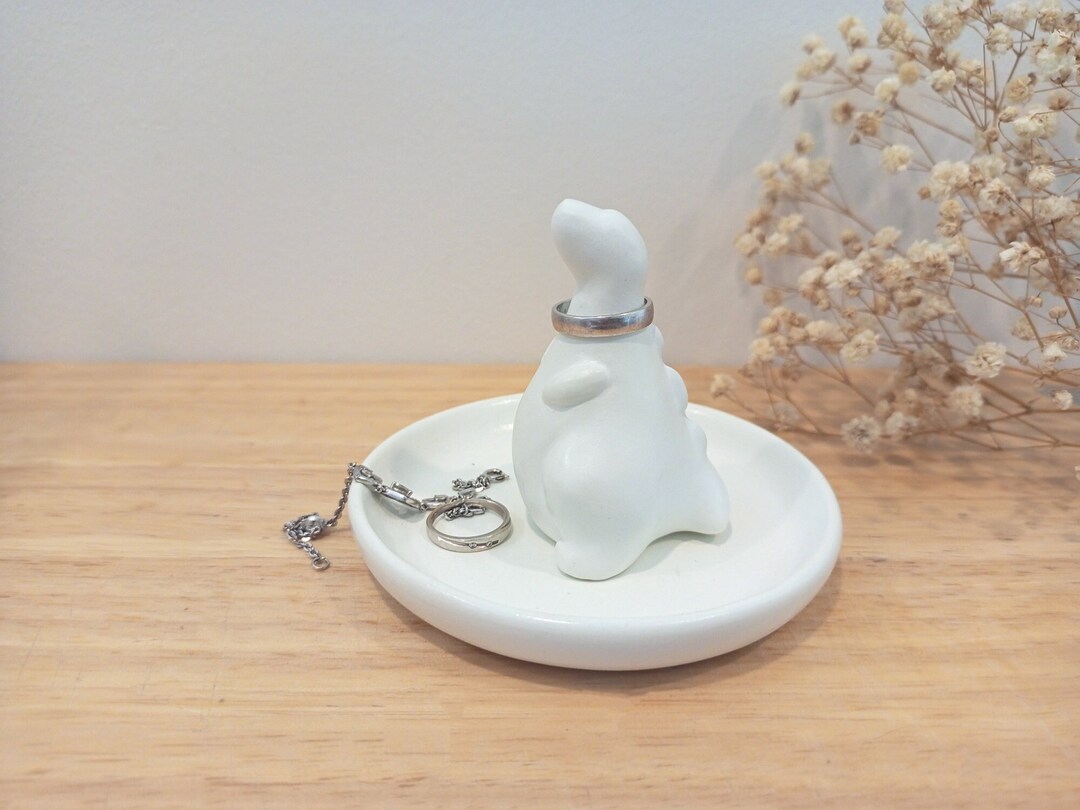 Dinosaur Ring Holder for Jewelry, Jewelry Dish With Ring Holder ...