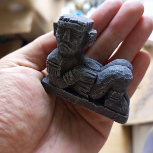 Concrete Chac Mool Statue: Mayan Rain God Figure - Etsy