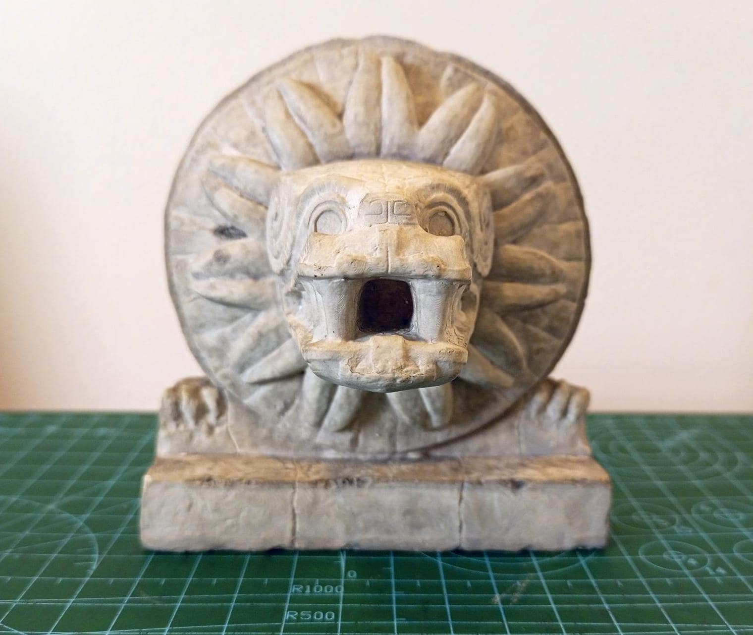 Aztec Quetzalcoatl Statue: Cement Feathered Serpent Sculpture - Etsy