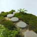 5 Miniature Round Concrete Garden Stepping Stones Stone Walkway Fairy ...