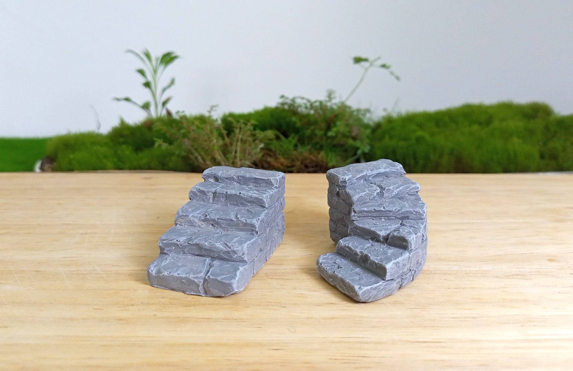 Miniature Small Stone Step, Fairy Garden Steps Stair, Terrarium ...