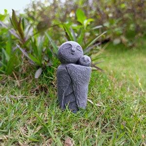 Mother and Baby Jizo Statue - Japanese Jizo Statue - Fairy Garden ...