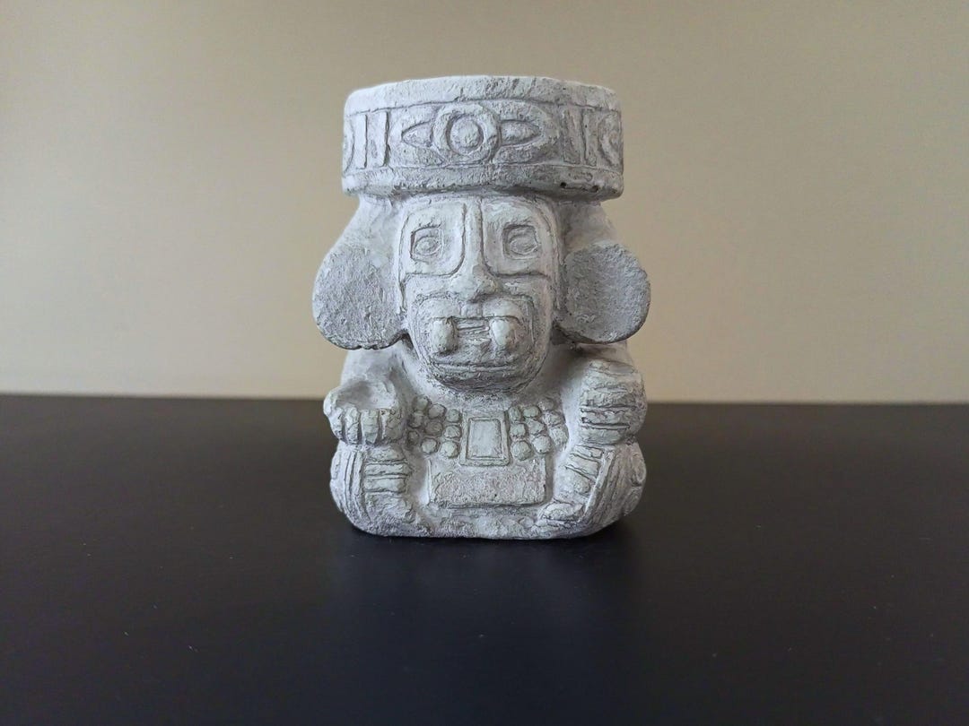 Huehueteotl Figurine – Aztec Fire God Statue – Mesoamerican Deity ...