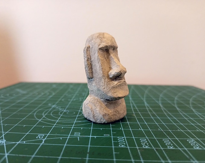Moai Head, Moai Statue, Easter Island, Concrete Moai, Zen Garden ...