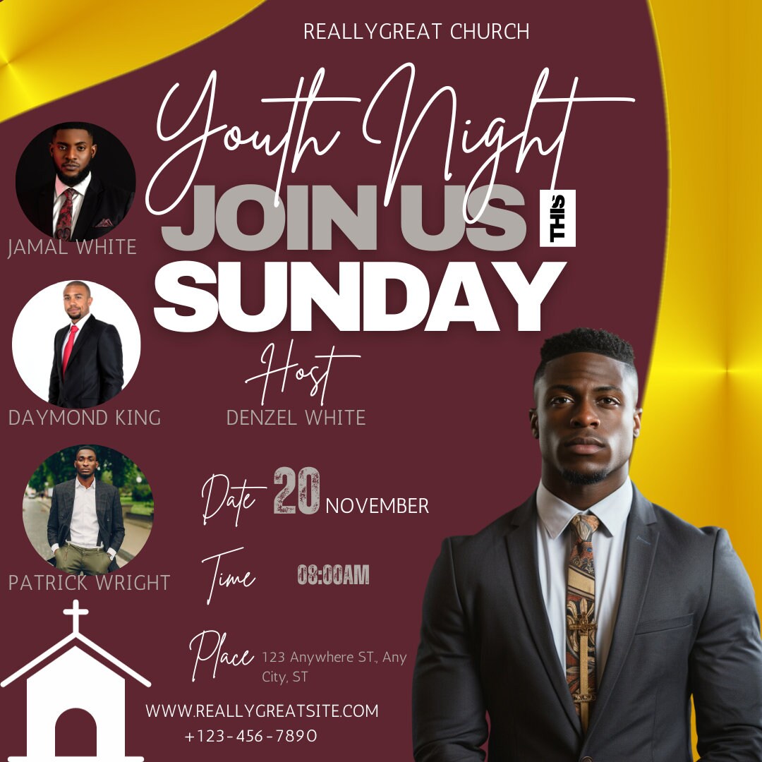 Youth Night Flyer - Etsy