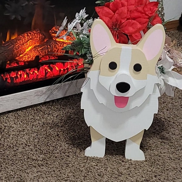 Corgi Planter - Etsy