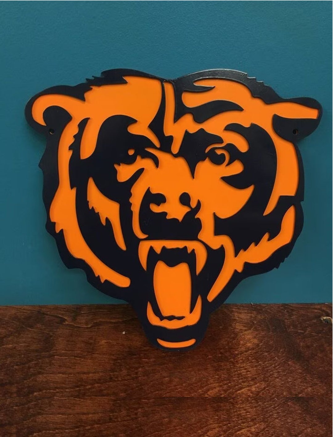 Chicago Bears STEEL Collectible Memorabilia Wall Decor Man Cave Gift ...