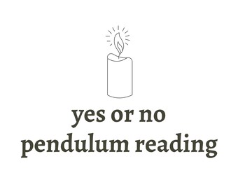 Yes or No Crystal Pendulum Readings Most Accurate Fast and Detailed - Etsy