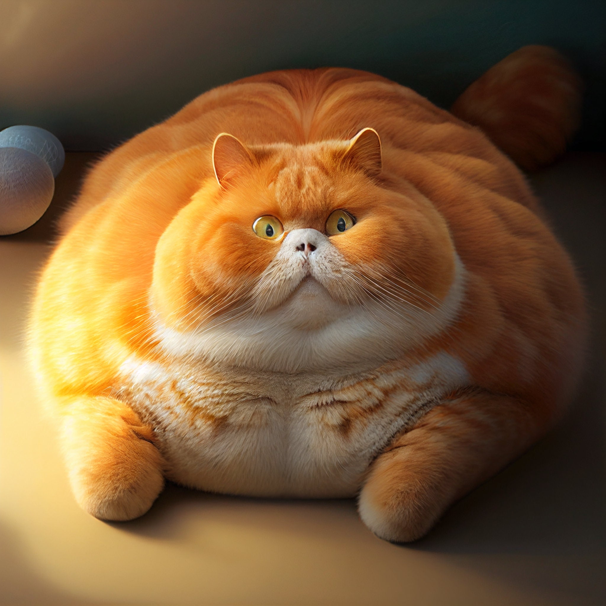 Obese Orange Cats