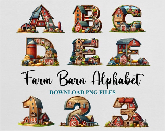 Barn Shape Letter