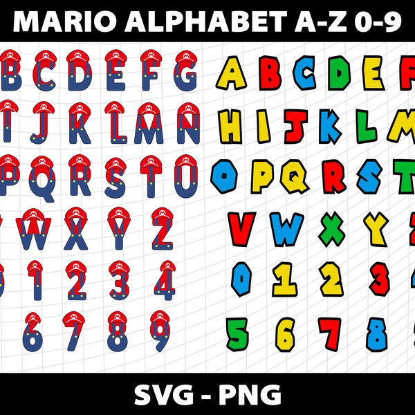 Super Mario Letters - Etsy Canada