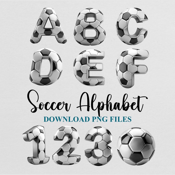 Soccer Wall Letters - Etsy