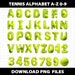 Sports Letters Alphabet Football Basketball Baseball Soccer Softball ...