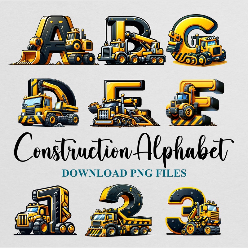 Construction Truck Prints - Etsy