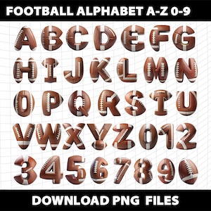 Sports Letters Alphabet Football Basketball Baseball Soccer Softball ...