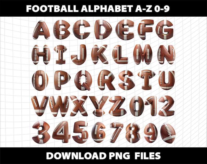 Sports Letters Alphabet Football Basketball Baseball Soccer Softball ...