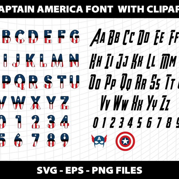 Captain America Svg - Etsy