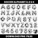 Sports Letters Alphabet Football Basketball Baseball Soccer Softball ...