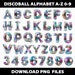 Disco Ball Alphabet Letters Party Cliparts Sublimation PNG Design ...