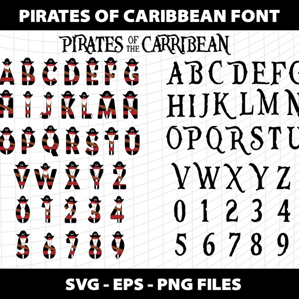 Jack Sparrow Fonts - Etsy UK