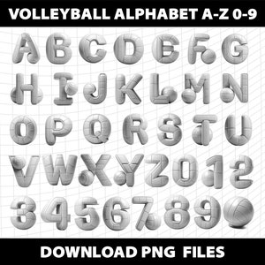 Sports Letters Alphabet Football Basketball Baseball Soccer Softball ...