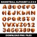 Sports Letters Alphabet Football Basketball Baseball Soccer Softball ...