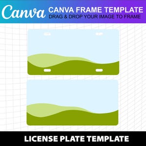 Canva License Plate Clipart Alphabet Letters Font Template Canva Photo ...