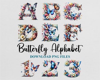 Van Gogh Style Letters Alphabet Cliparts Watercolor Sublimation the ...