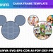 Photo Collage Mickey Mouse Canva Frame Template Storyboard Memorial ...