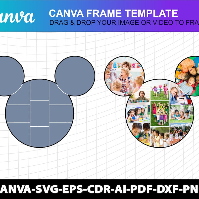 Mickey Ears Frame - Etsy