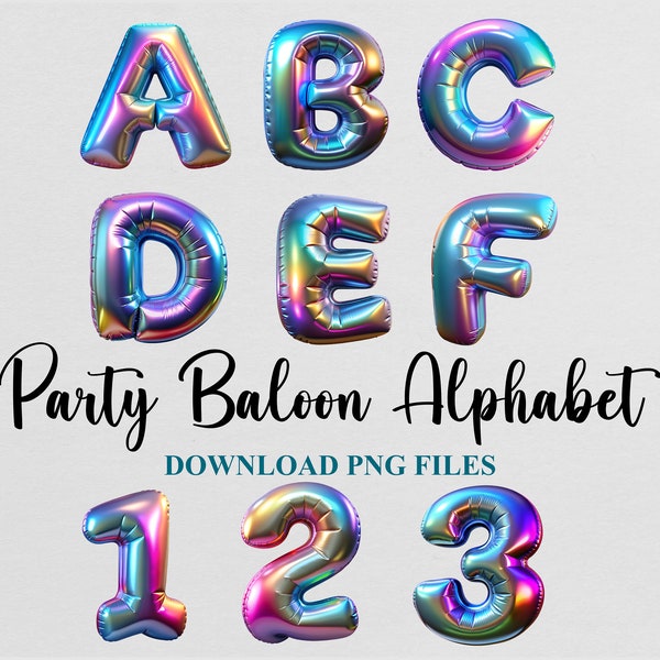 Party Letters - Etsy