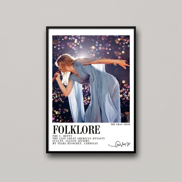 Folklore Era Poster - Etsy