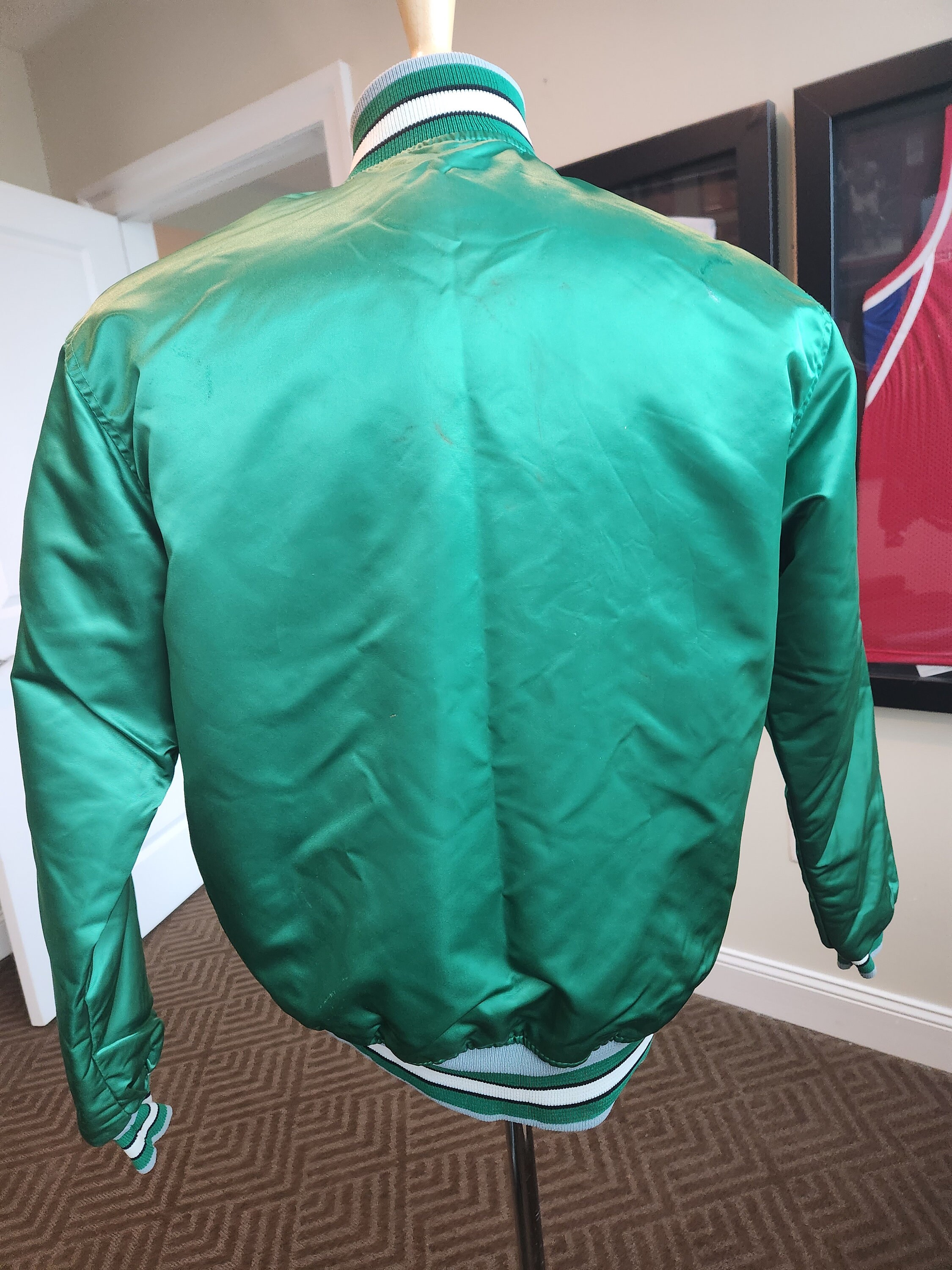 Large Kelly Green Eagles Satin Starter Jacket - Etsy