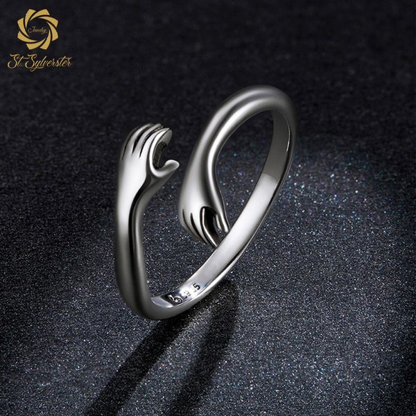 Hug Ring Sterling Silver - Etsy