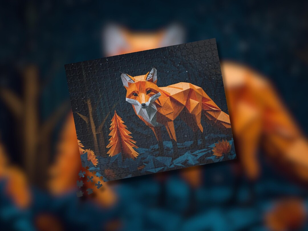 Fox Puzzle for Adults and Kids, up to 1000 Piece Jigsaw Puzzle, Unique ...