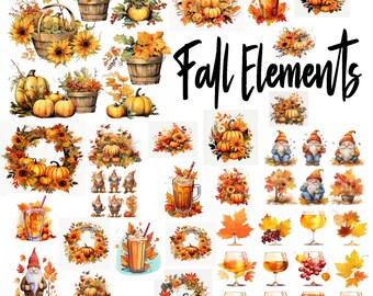 Pink and Gold Pumpkin Clipart Halloween Clipart Autumn Clip - Etsy