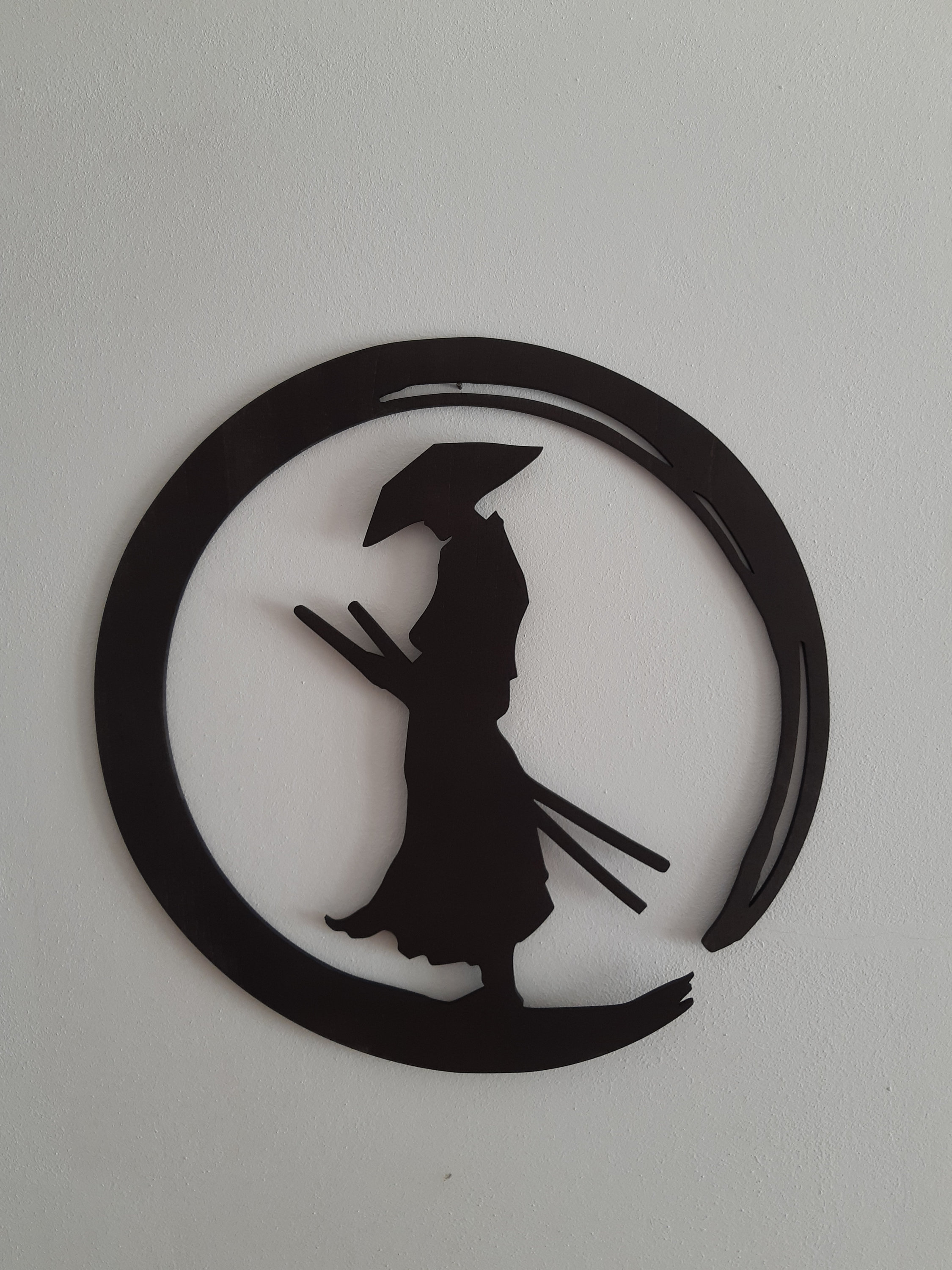 Japanese Samurai Ronin Warrior Wall Art, Enso Zen Circle Wall Art, Gift ...