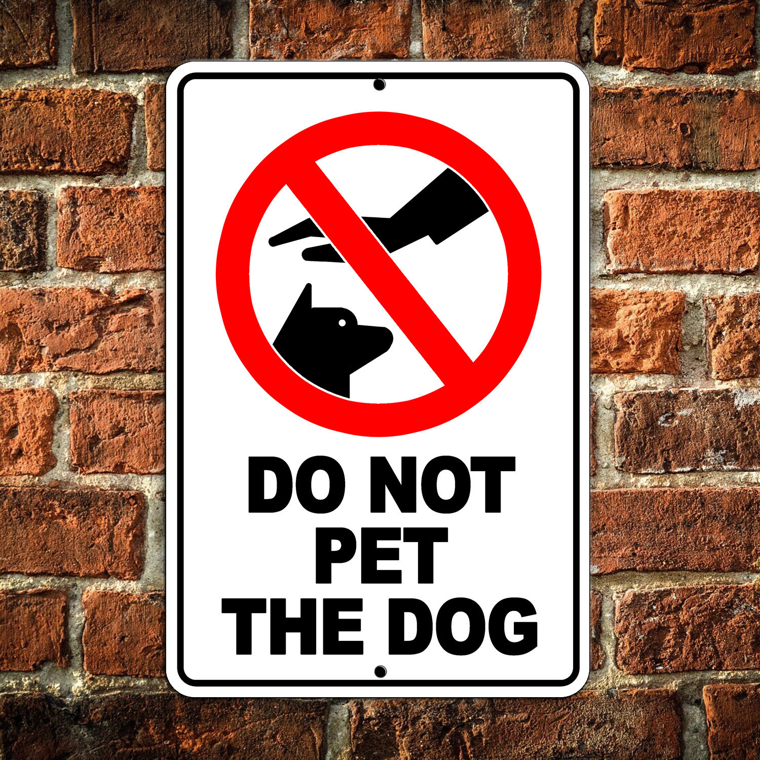 Do Not Pet the Dog /beware of Dog Sign / Decal / Magnetic Sign ...