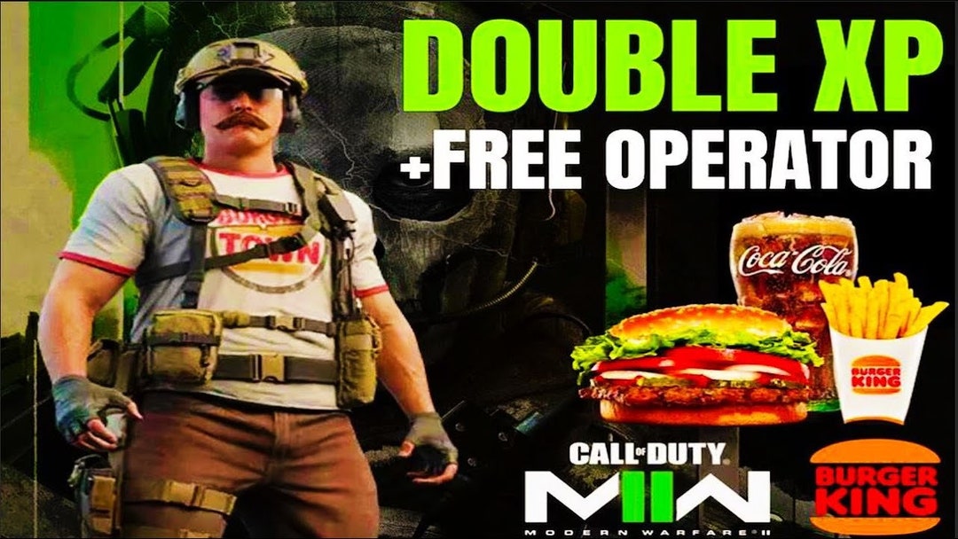Call of Duty Modern Warfare 2 MW2 & MW3 Burger King Burgertown Operator ...