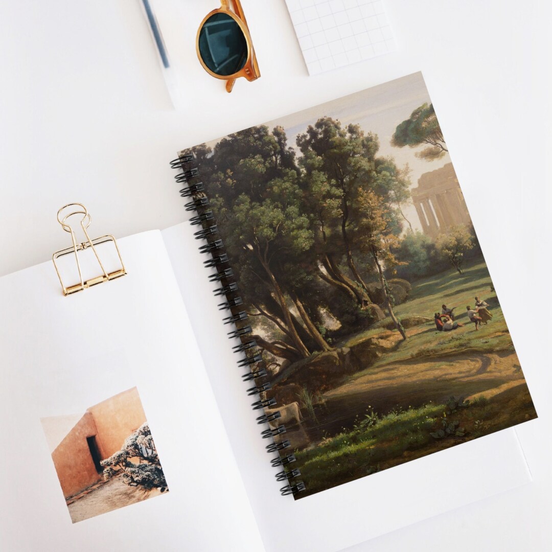 Italian Landscape Spiral Notebook, Ruled Line Paper, Artwork Cover ...