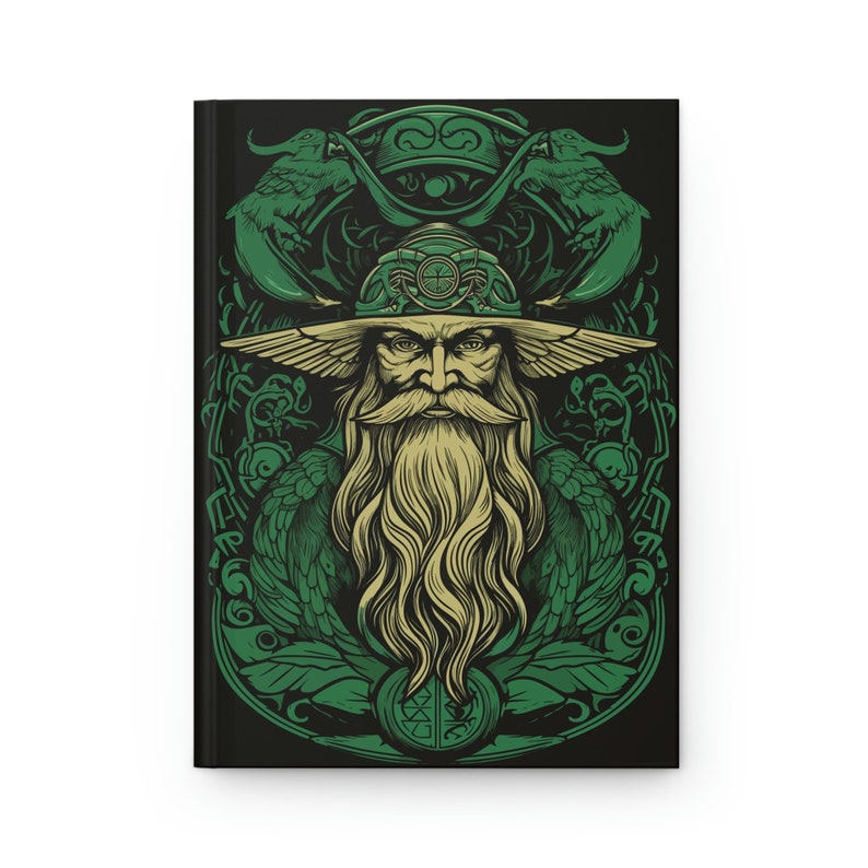 All-father Odin Journal Norse Mythology Notebook Hardcover Lined Pagan ...