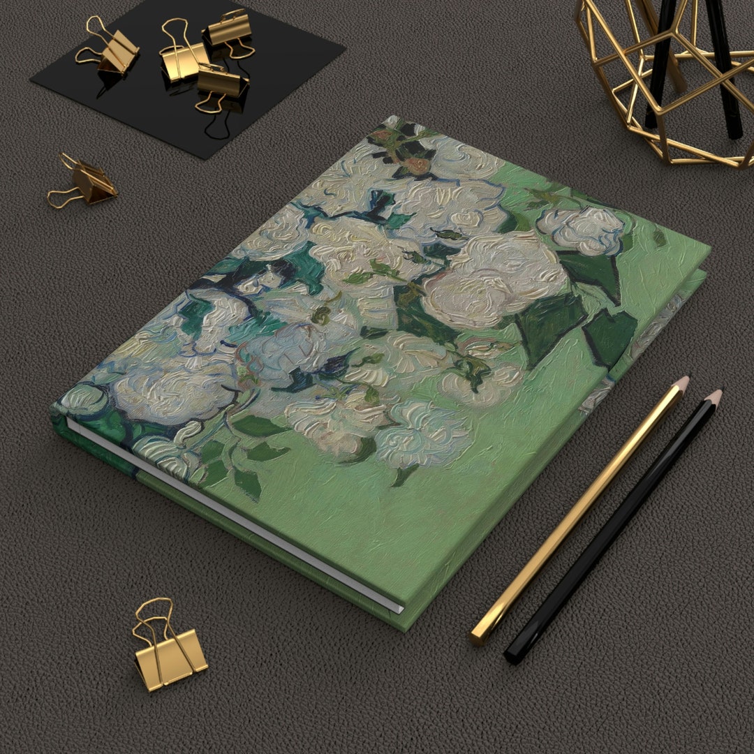 Vincent Van Gogh Journal | Roses Hardcover Journal Lined | Journal ...